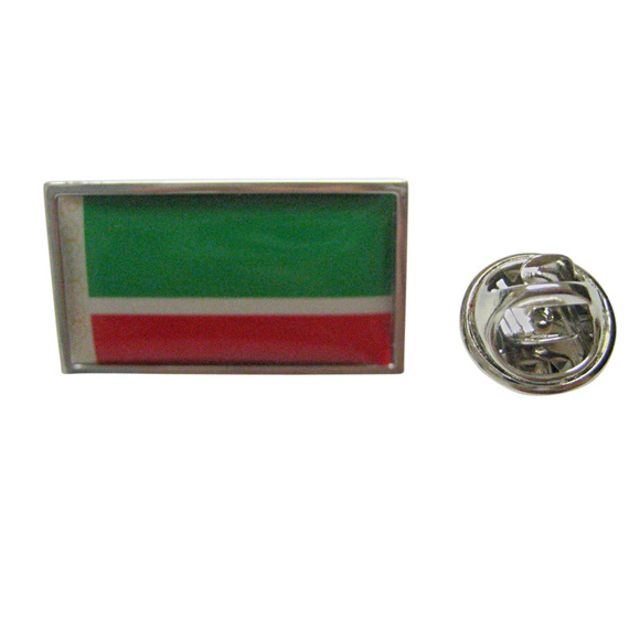 Kiola Designs | Accessories | Thin Bordered Chechnya Flag Lapel Pin ...